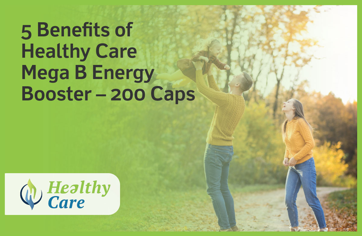 Boost Your Energy with Mega B Energy Booster – 200 Caps