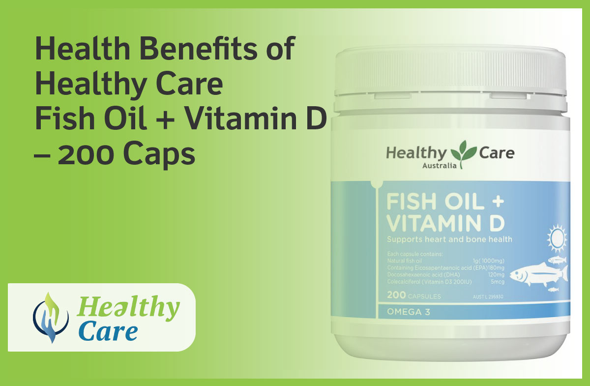 Best Healthy Care Fish Oil – Omega-3 & Vitamin D