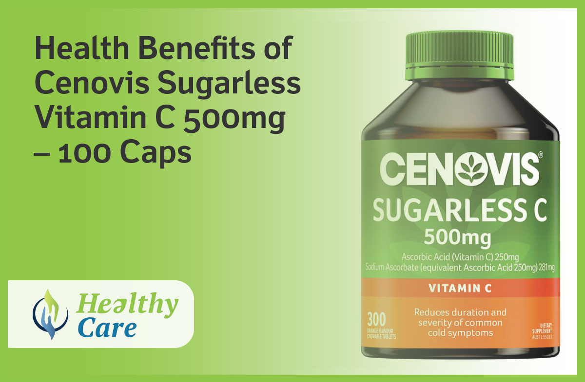 Cenovis Sugarless Vitamin C 100 Caps – Boost Immunity