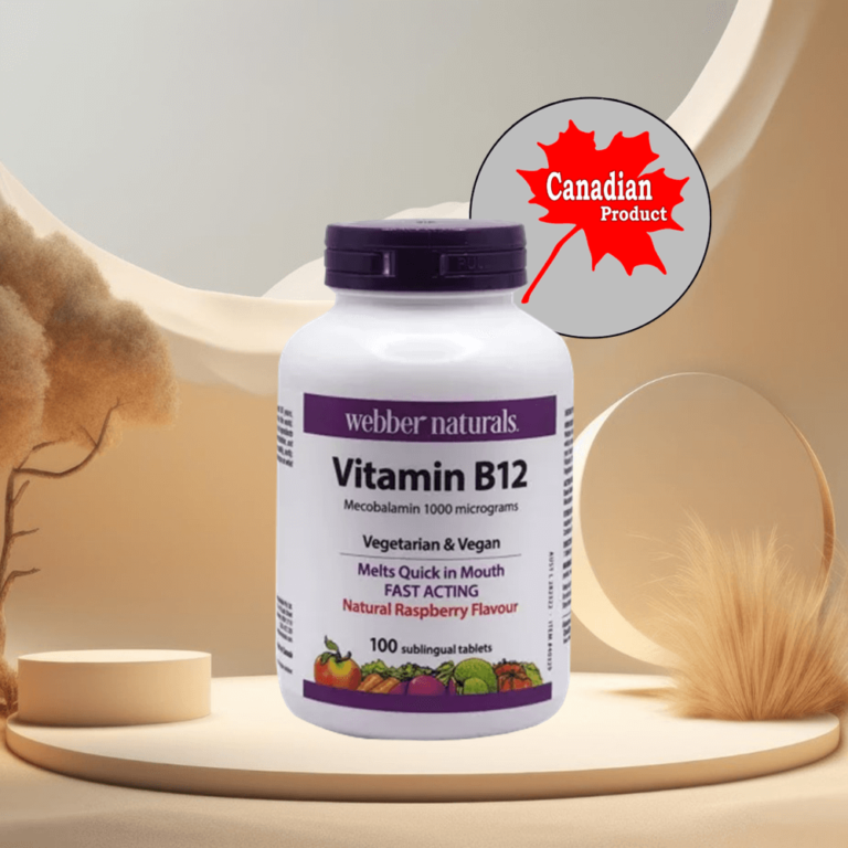 Webber Naturals Vitamin B12 1000 mcg - 100 Tablets