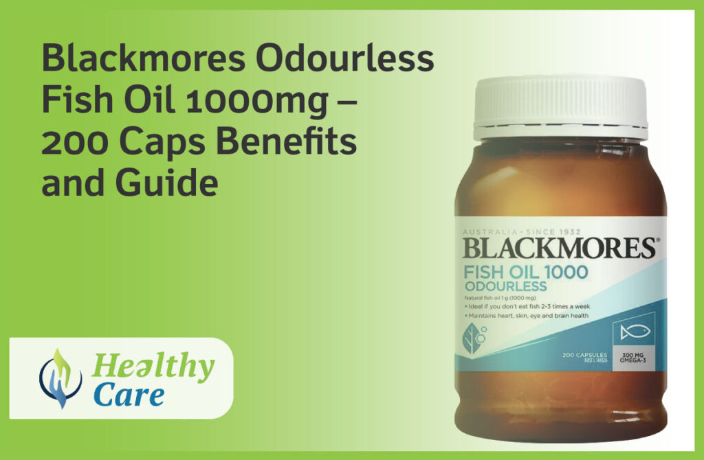 Blackmores Odourless Fish Oil 1000mg – 200 Caps